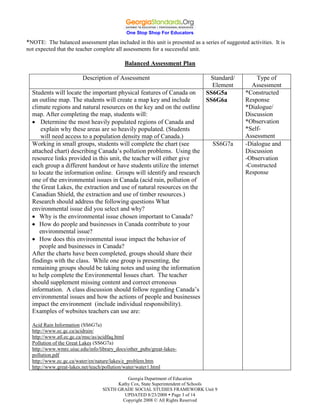 Unit 9 Canada Environment & Economics | PDF