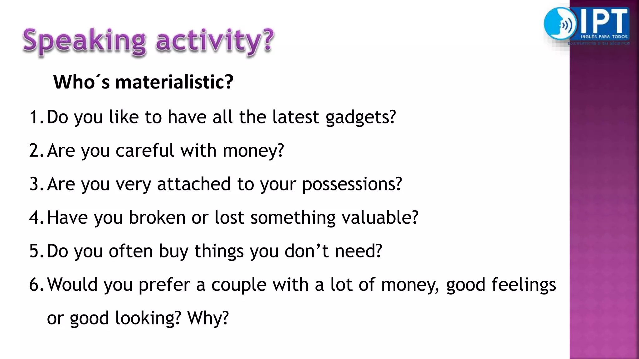 Unit 9 conditionals | PPT