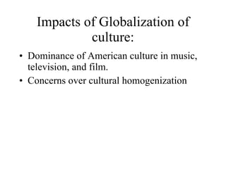 Unit 9 Culture Globalization | PPT