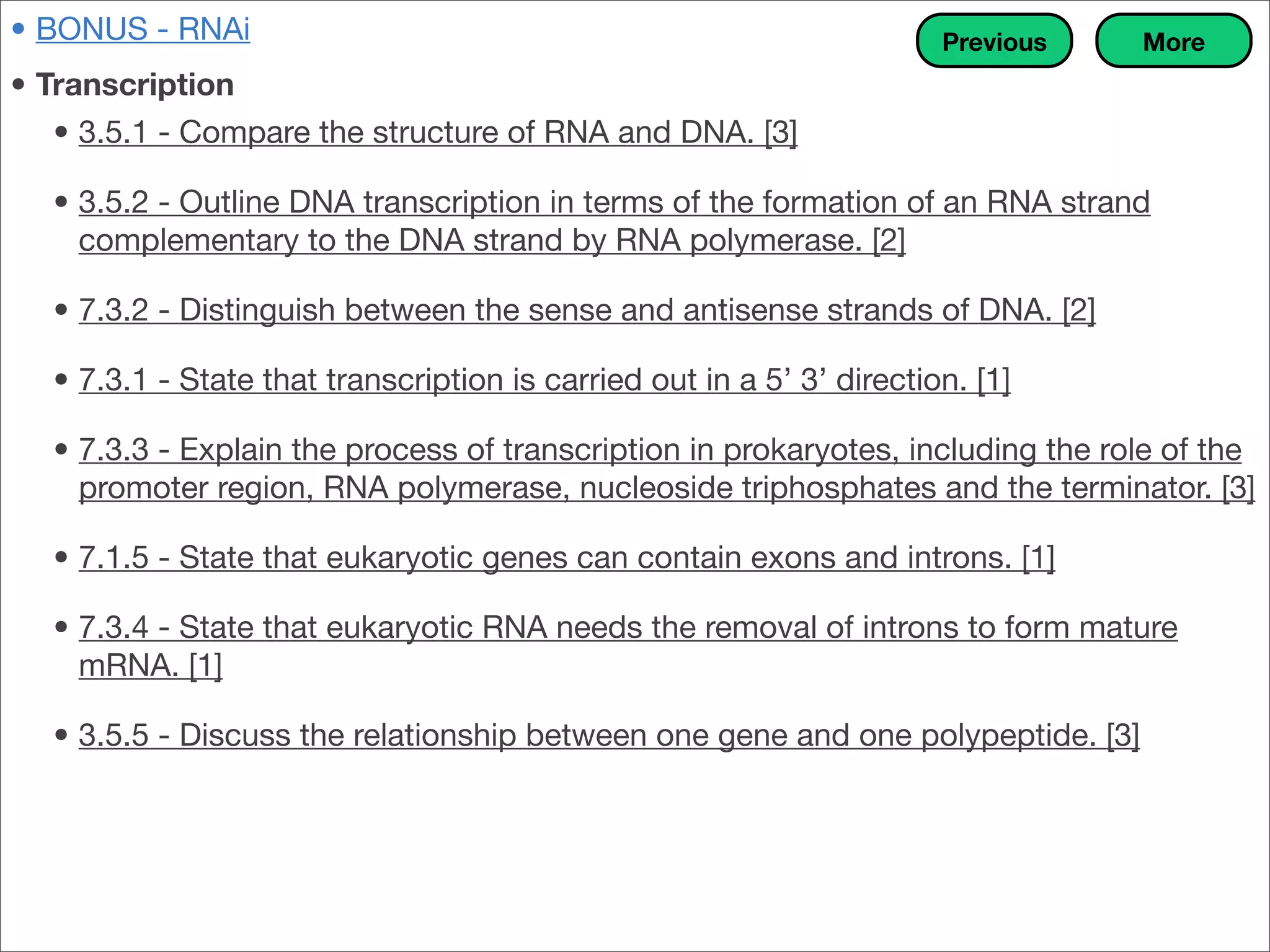 Unit 9 - DNA, RNA, and Proteins Notes | PDF