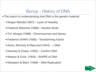 Unit 9 - DNA, RNA, and Proteins Notes | PDF