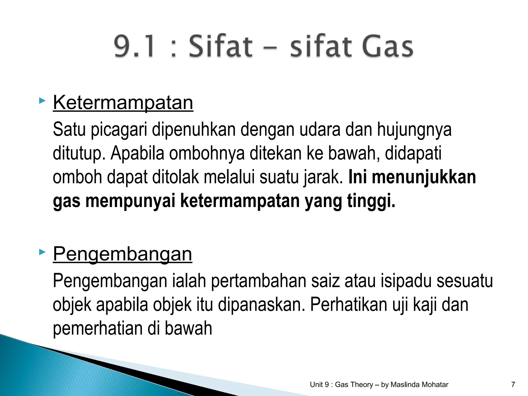 Unit 9 gas theory | PPT