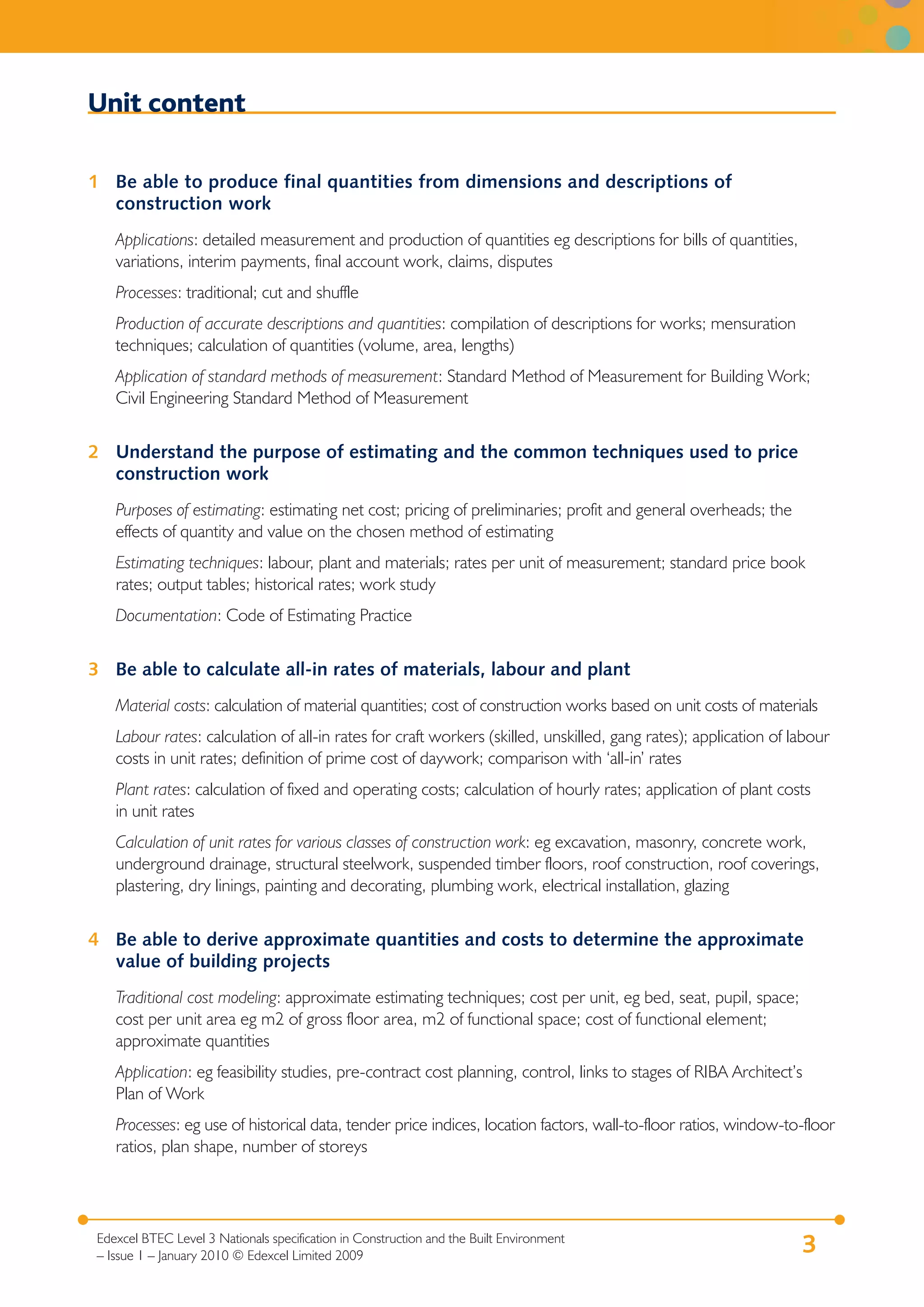 Unit 9 - Measurung & Estimating & Tendering Process.pdf