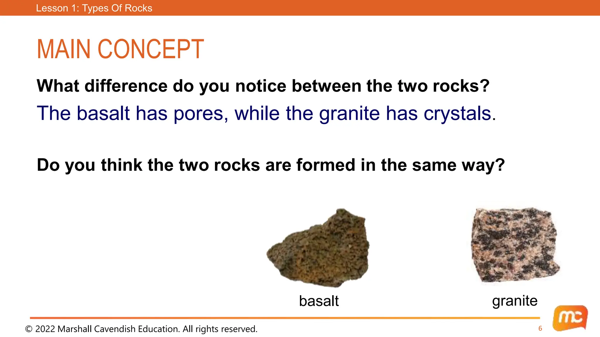 MORE ABOUT ROCKS AND THE TYPES OF ROCKS.pptx