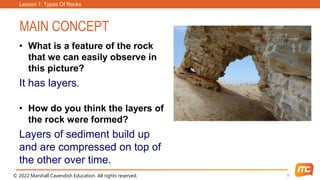 MORE ABOUT ROCKS AND THE TYPES OF ROCKS.pptx