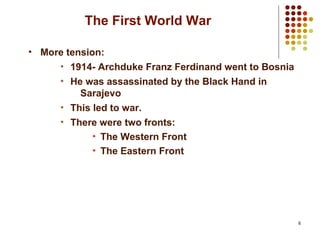 Unit 9 - The First World War | PPT