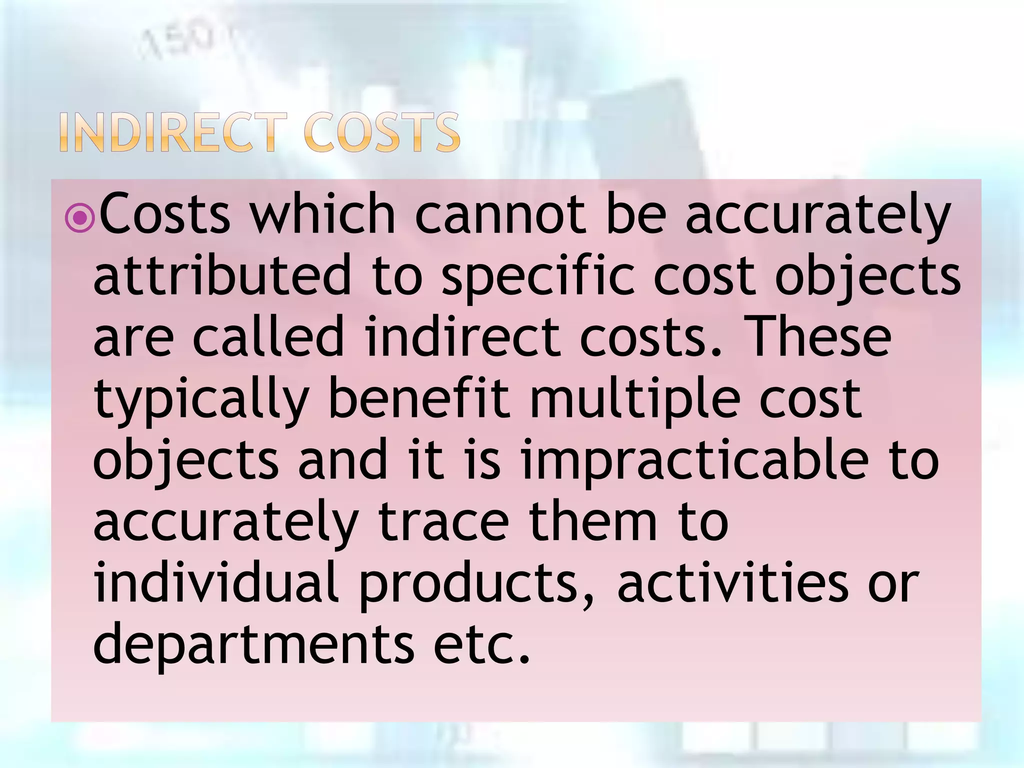 Unit 9 types of costs | PPTX