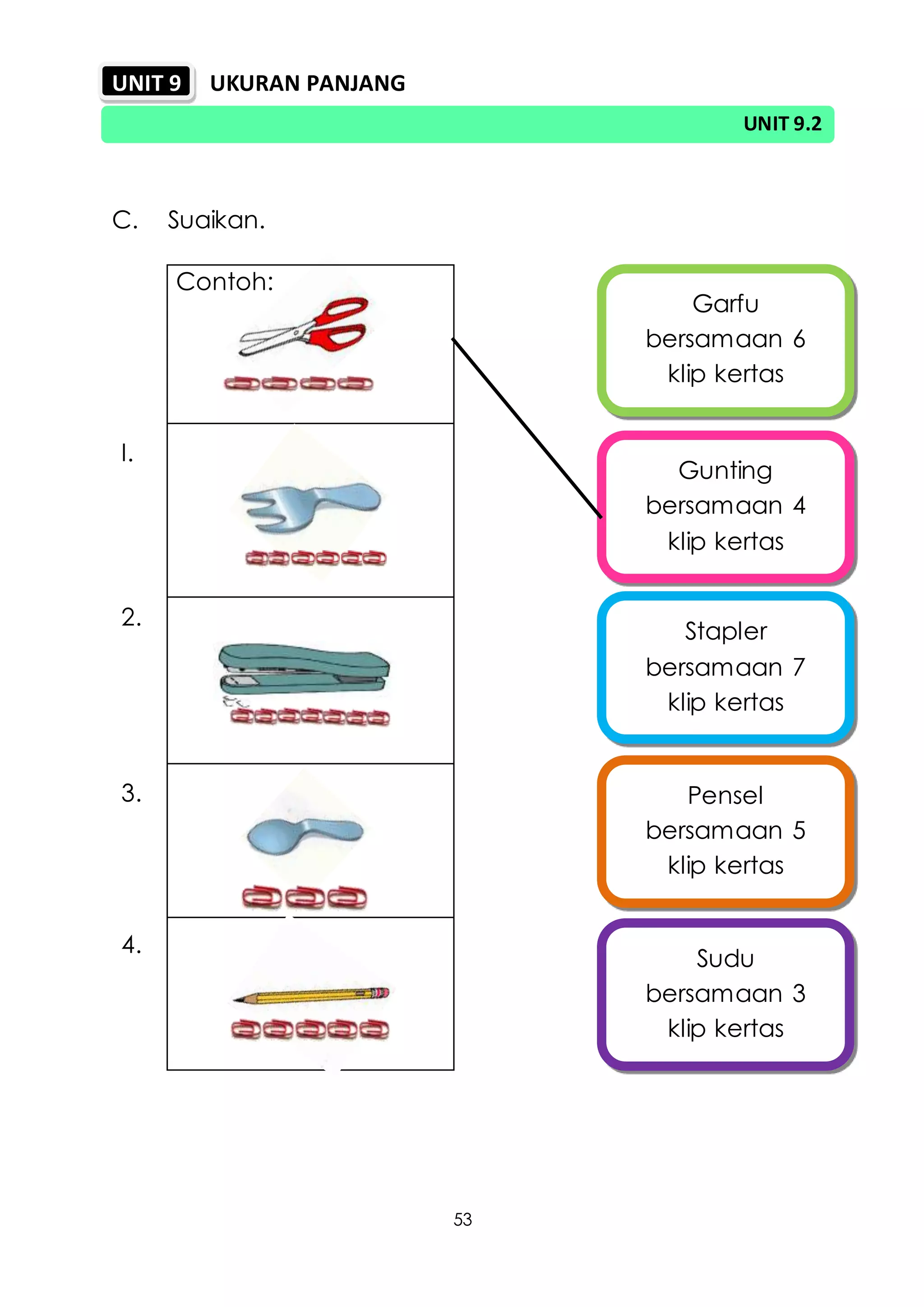Unit 9 ukuran panjang | PDF