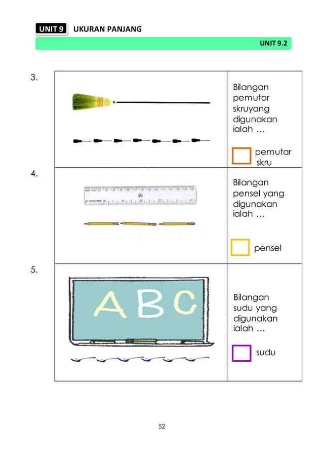Unit 9 ukuran panjang | PDF