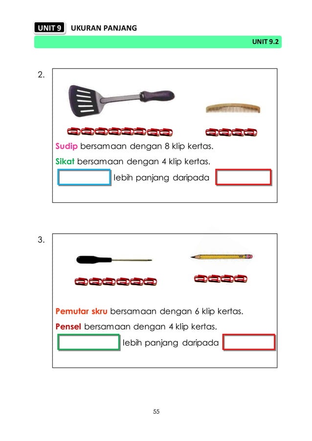 Unit 9 ukuran panjang | PDF