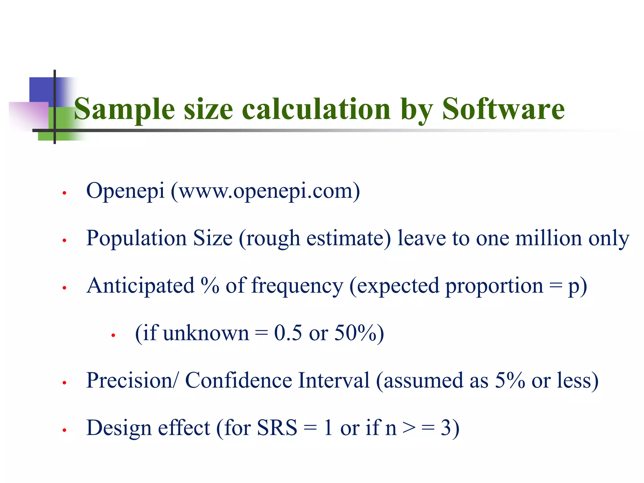 Unit 9b. Sample size estimation.ppt