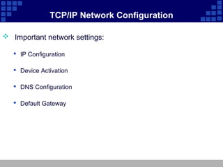 Unit 9 basic system configuration tools | PPT