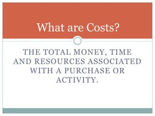 Unit 9 costing methods | PPT
