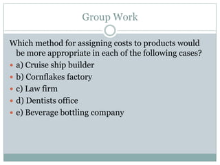 Unit 9 costing methods | PPT