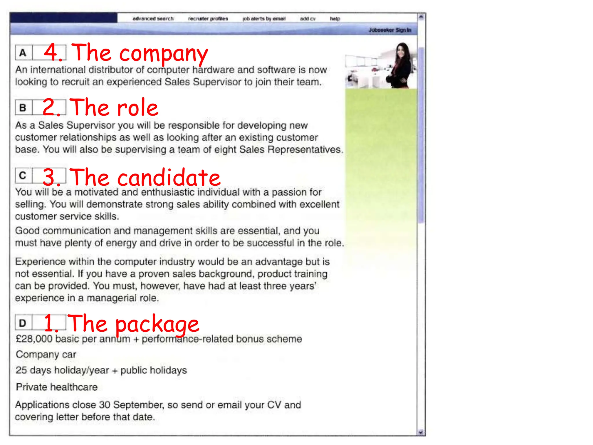 Unit 9 English for life Reading (Entry 3) Job adverts and descriptions.pptx