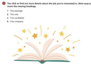 Unit 9 English for life Reading (Entry 3) Job adverts and descriptions.pptx