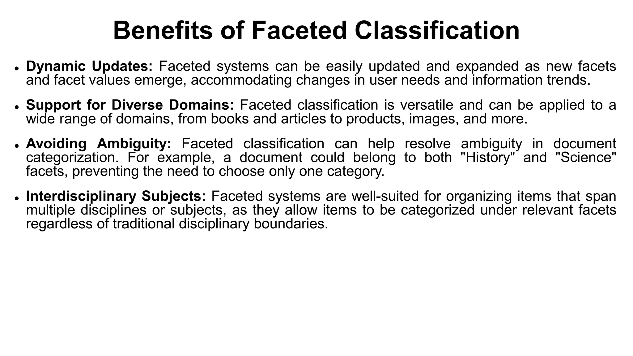 Enumerative And Faceted Classification System Pptx