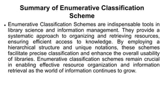 Enumerative and Faceted Classification system.pptx