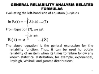 Unit 9 implementing the reliability strategy | PPTX