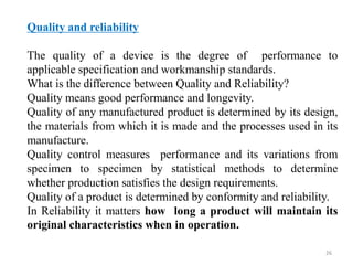 Unit 9 implementing the reliability strategy | PPTX