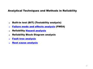 Unit 9 implementing the reliability strategy | PPTX