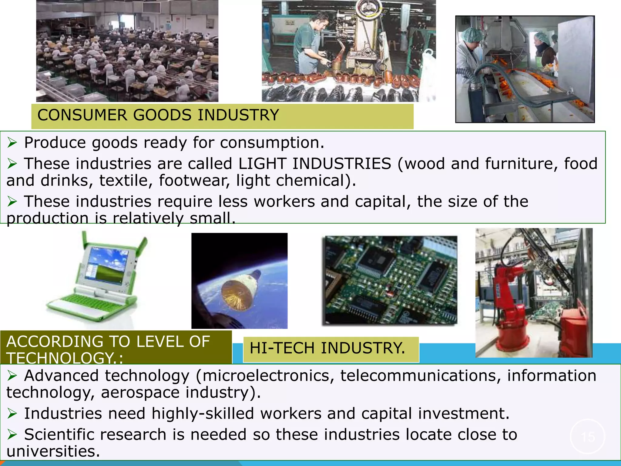 SECONDARY SECTOR: INDUSTRY, ENERGY, MINING. | PPTX