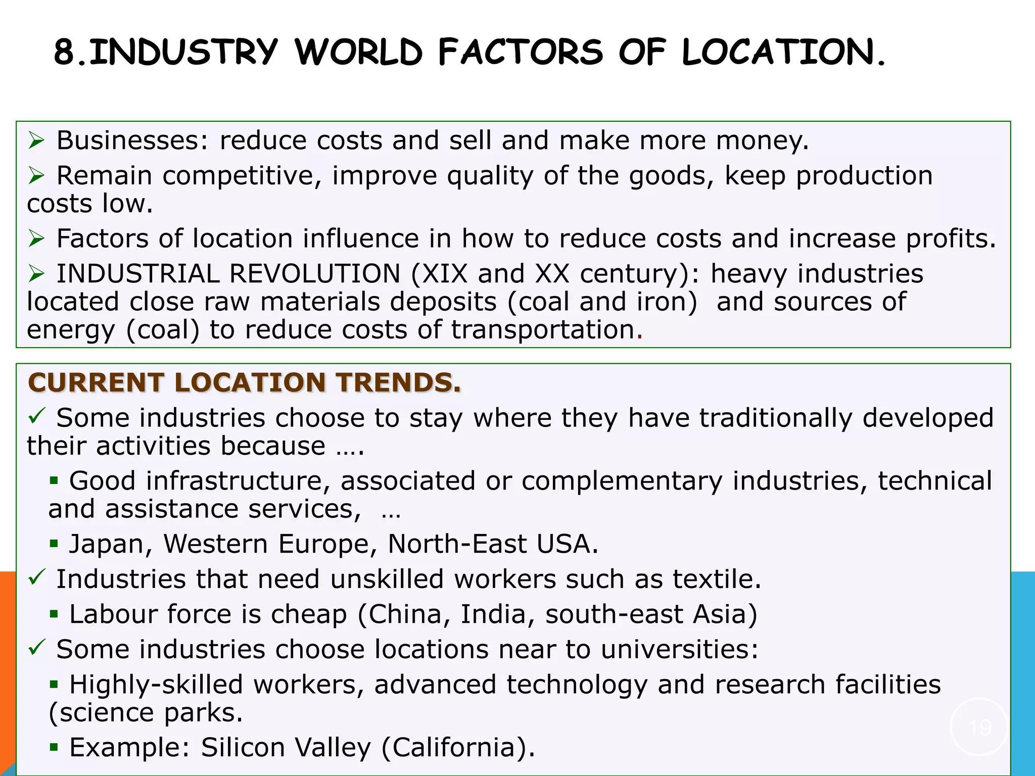 SECONDARY SECTOR: INDUSTRY, ENERGY, MINING. | PPTX