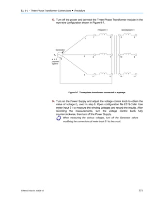 Unit 9 Labvolt Student Manual | PDF