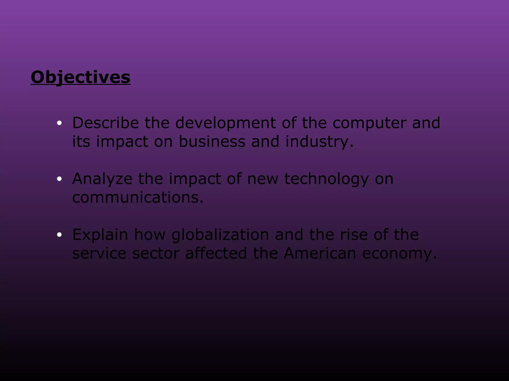 Unit 9 lesson 1 the computer and technology revolutions | PPT