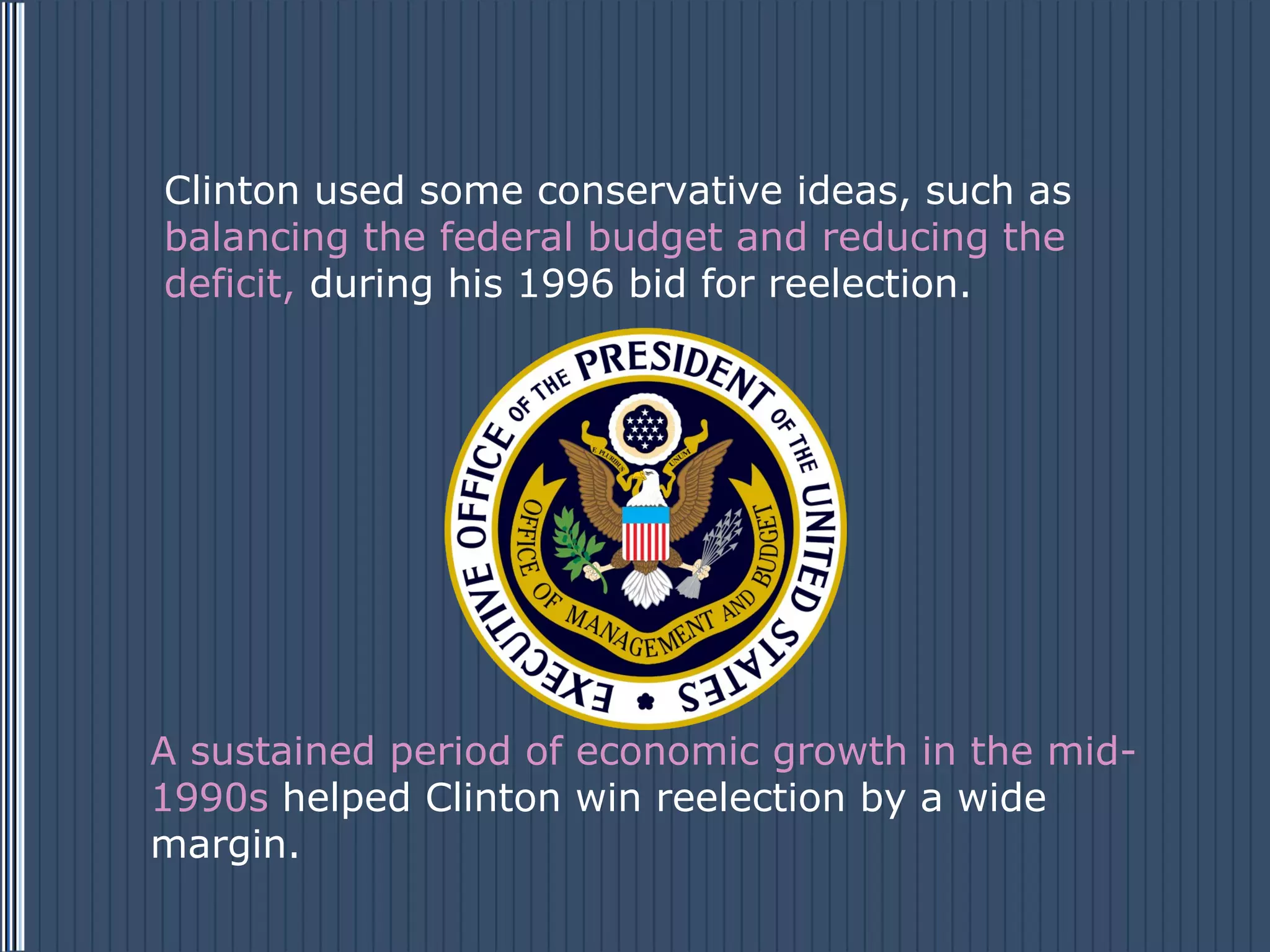 Unit 9 lesson 2 the clinton presidency | PPT
