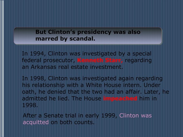 Unit 9 lesson 2 the clinton presidency | PPT
