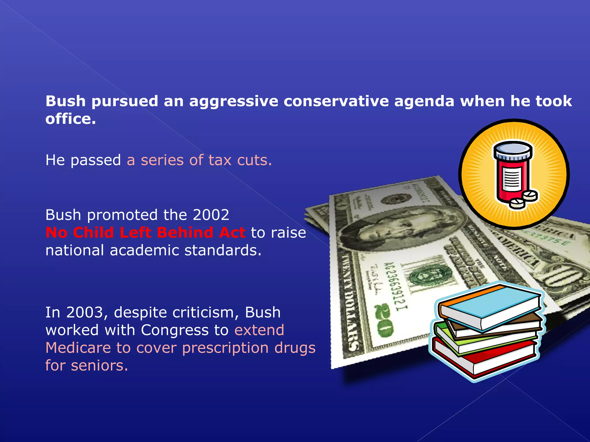 Unit 9 lesson 4 the george w. bush presidency | PPT