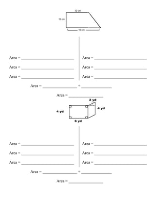 Unit 9 lesson 5 composite figures | DOCX