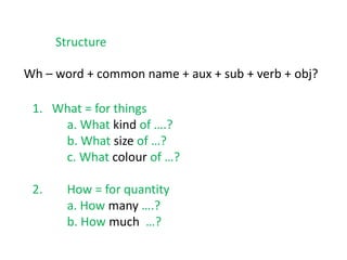 Information Question | PPT