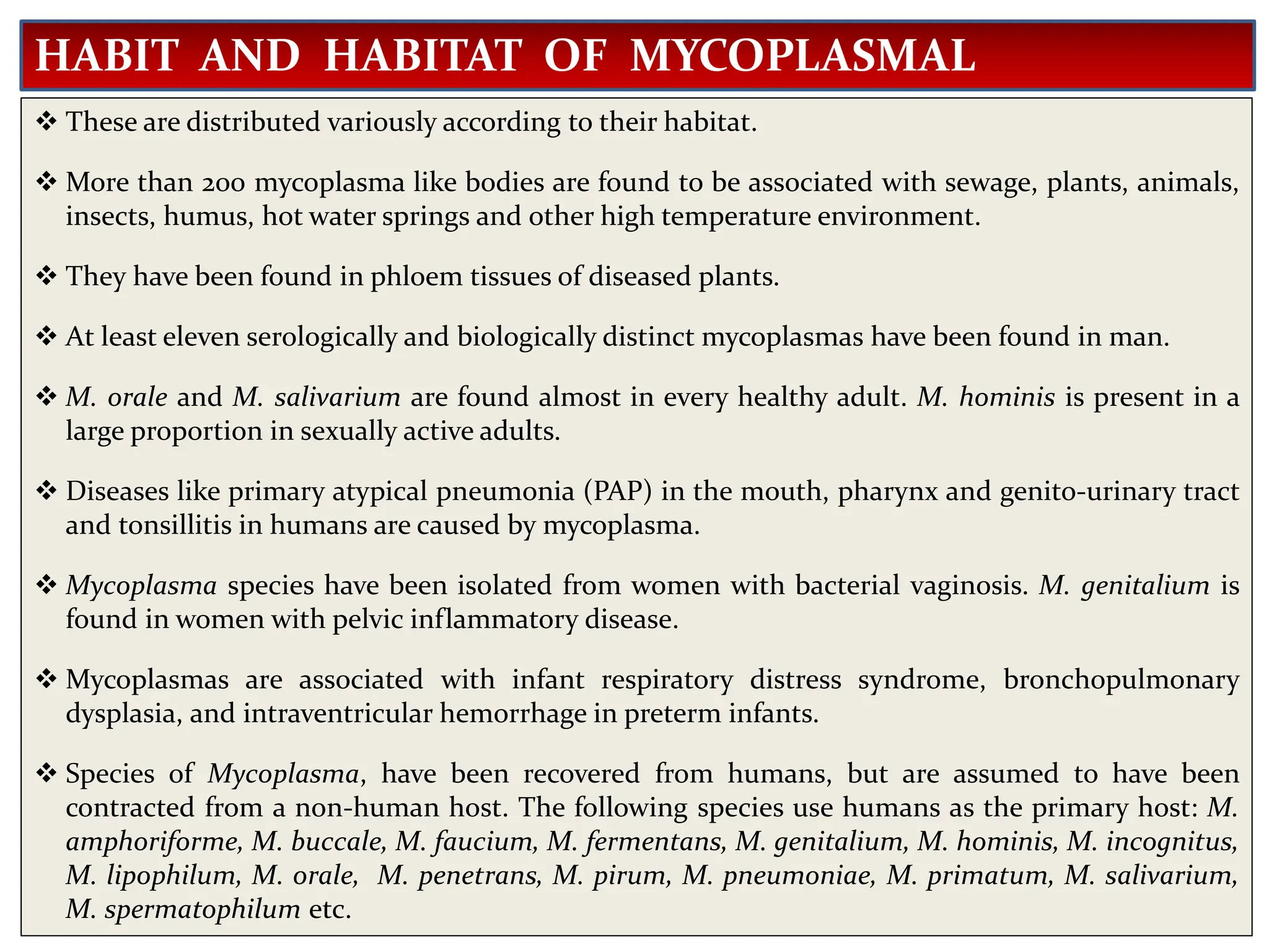 General concept of Mycoplasma and how it is different from bacteria | PDF