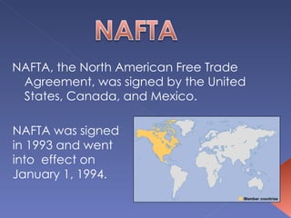 Unit 9 Nafta Powerpoint | PPT