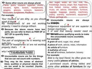 NOUN (ENGLISH) ............................................ | PPT