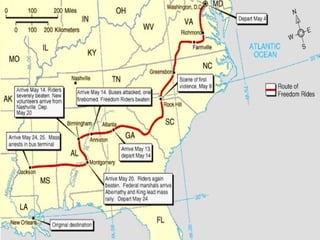 Civil Rights Movement Map