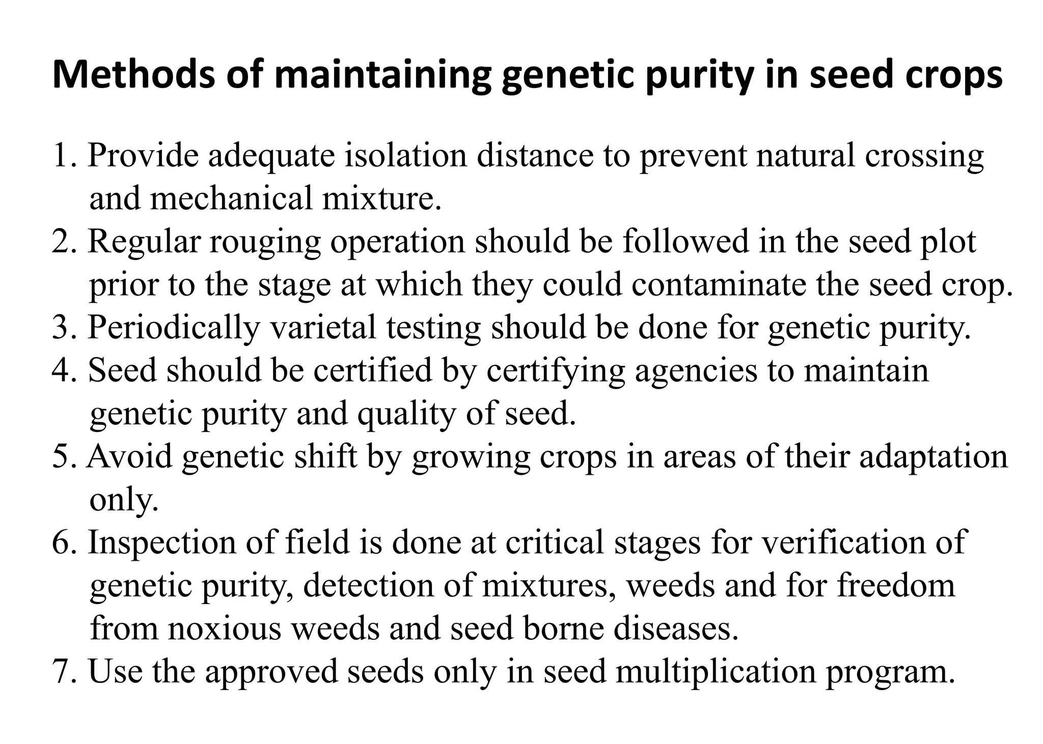 Unit 9 Principle of seed production.pptx