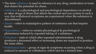 UNIT 9 SUBSTANCE USE DISORDER.pptx