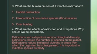 Unit a biologicaldiversitynotes(human impacts) | PPT