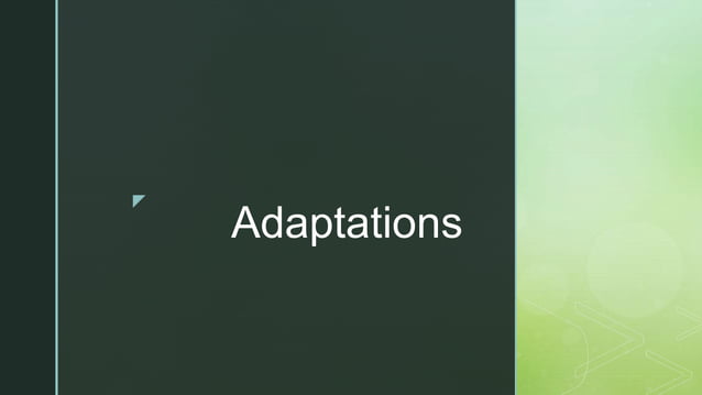 Unit a interactionsandecosystems(adaptations) | PPT