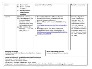 Unit Analysis Map Overview | PPTX | Educational Assessment | Education