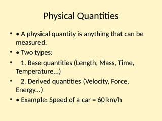 Unit_and_Dimension_Explained.pptx for science students | PPTX