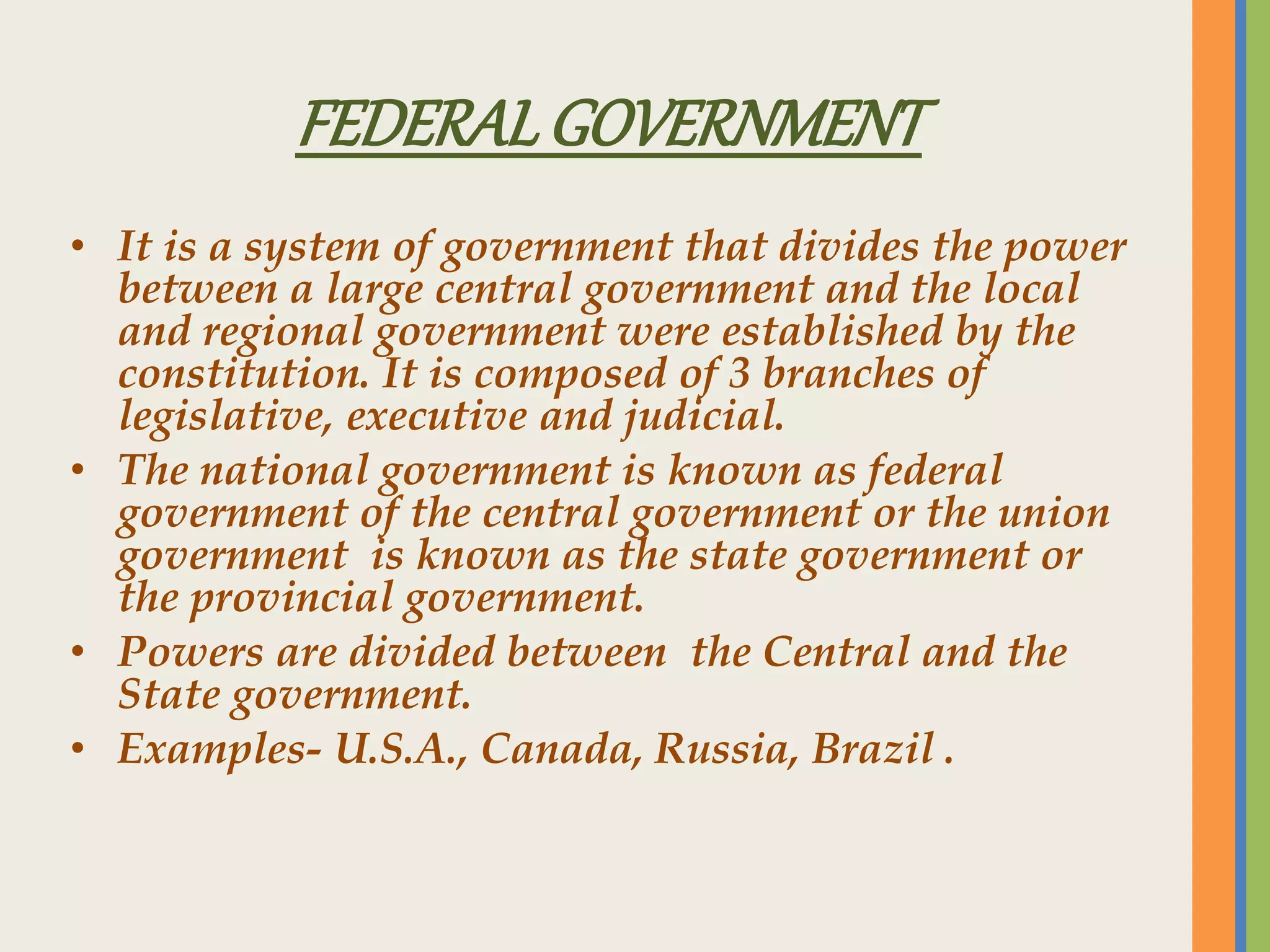 unitary and federal form of government-nityamukta.pptx