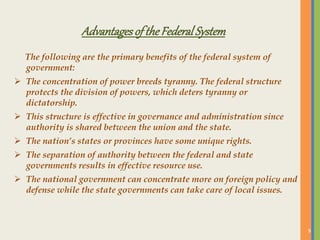 unitary and federal form of government-nityamukta.pptx