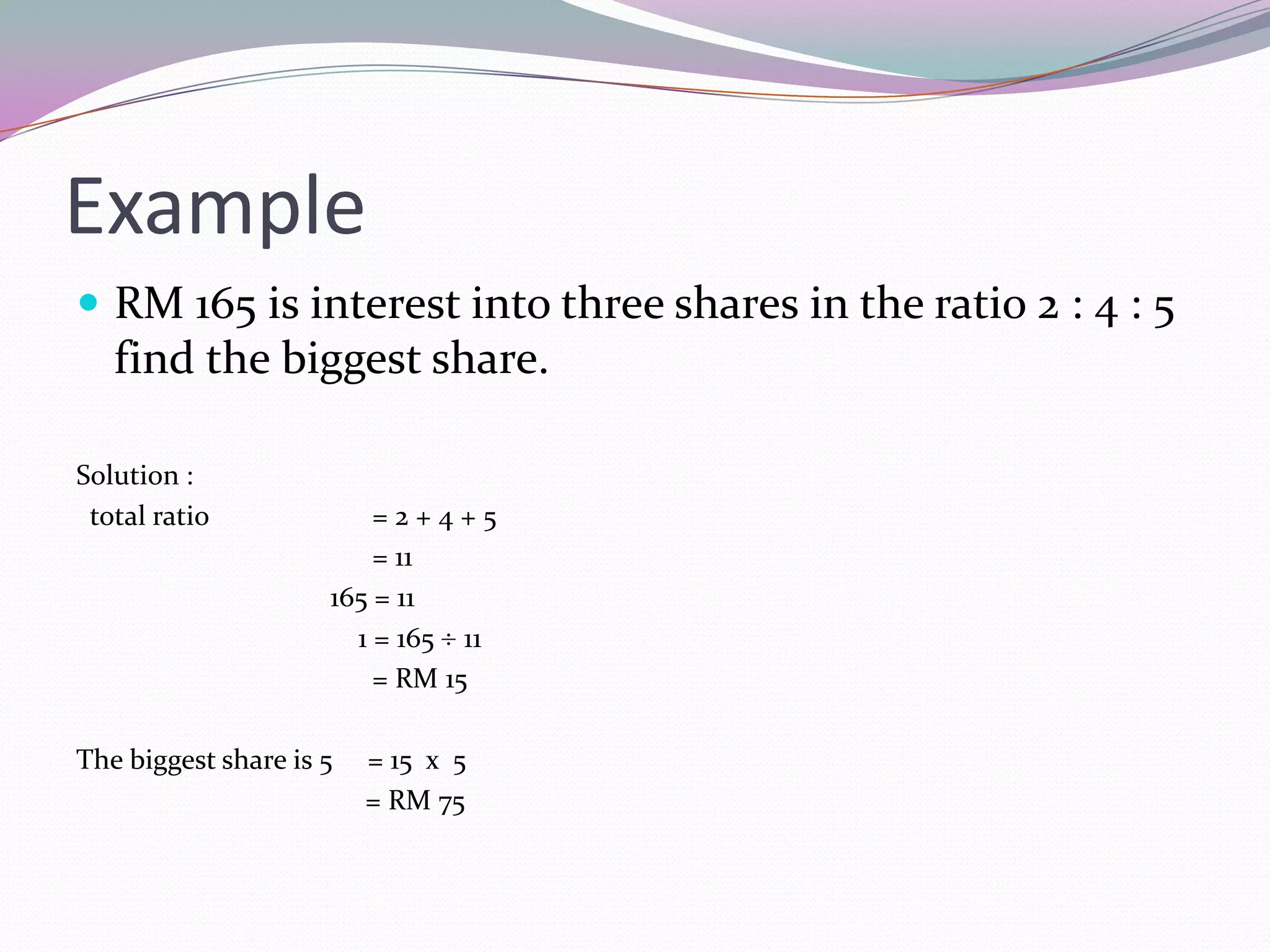 Unitary ratio, direct and inverse proportions | PPTX