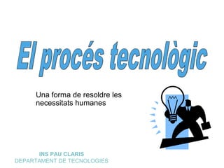 Unitat 01 el projecte tècnic | PPT