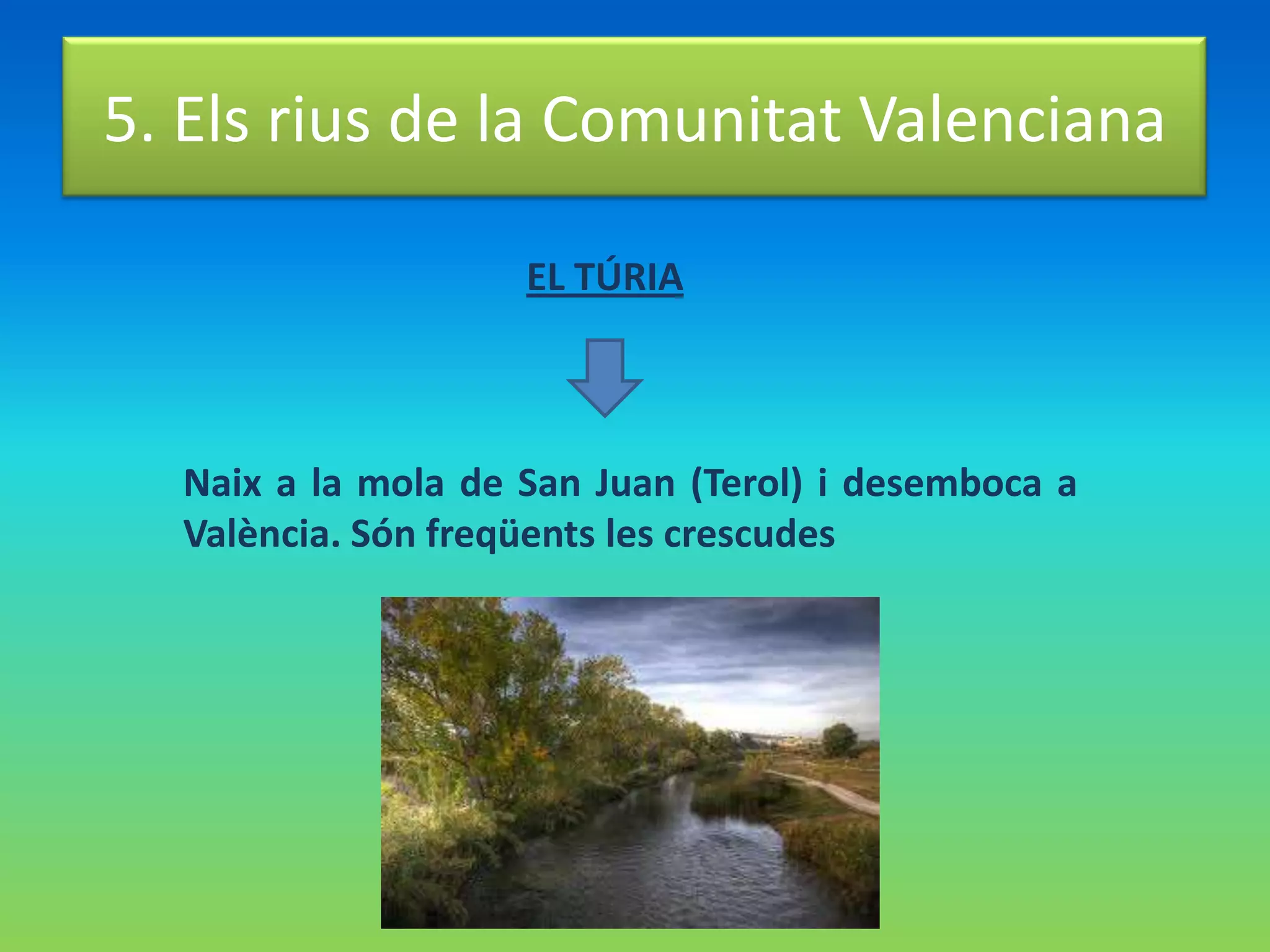 Unitat 1 RELLEU I RIUS DE LA COMUNITAT VALENCIANA | PPTX