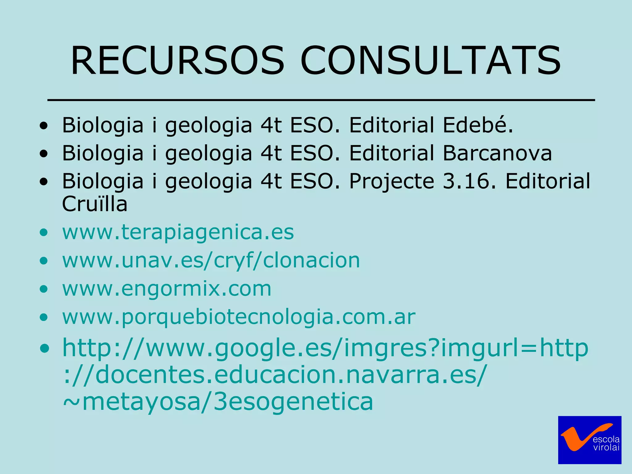 Unitat 1. genetica_actual | PPT